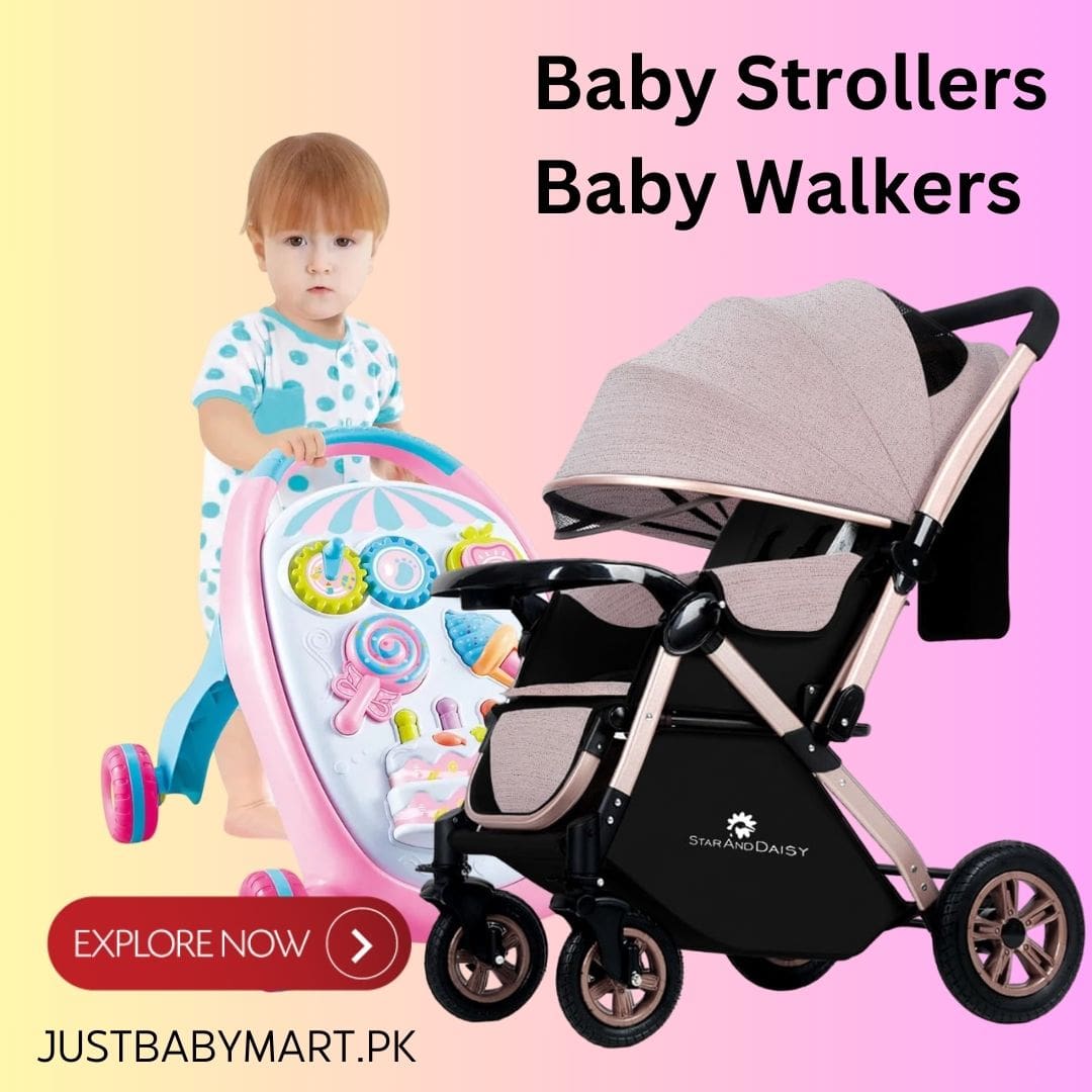 Baby Stroller, Prams and Baby Walker Free Delivery Pakistan